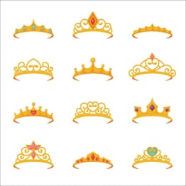 +999 Mẫu vương miện vector đẹp | Tải miễn phí [ PSD, PNG, AI]