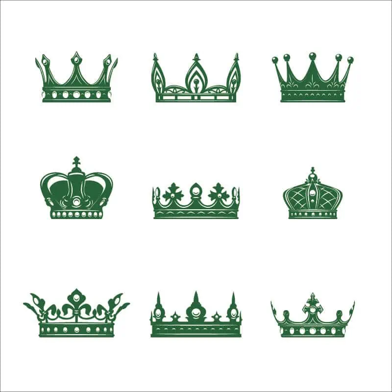 +999 Mẫu vương miện vector đẹp | Tải miễn phí [ PSD, PNG, AI]