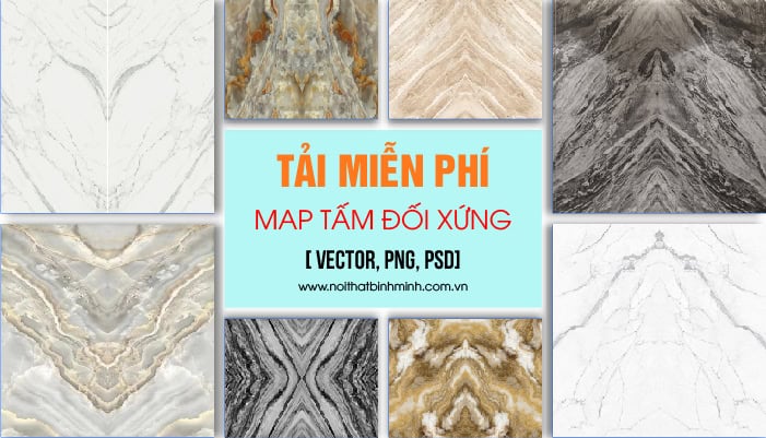 Thư viện map tấm đá đối xứng [Vector, PNG] trong thiết kế